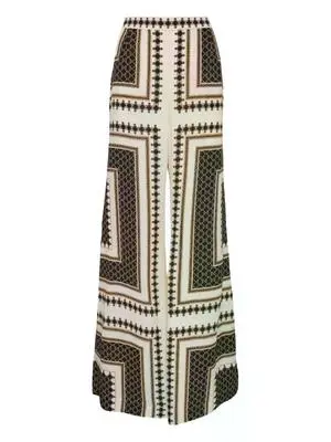 Zimmermann Geometric Print Trousers