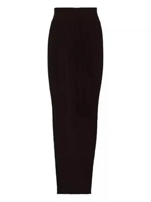 Rick Owens Sacri Ribbed-knit Maxi Skirt