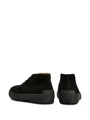 TOD'S Suede Desert Boots - Black