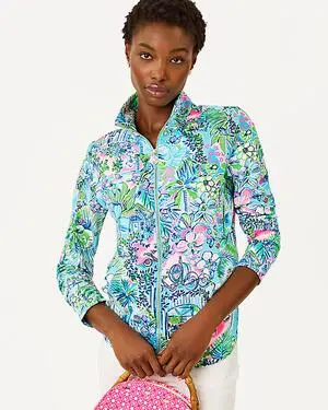 LILLY PULITZER Leona Zip-up - Multi Lilly Loves Cinderella