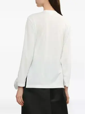 Comme Des Garçons Panelled Long-sleeve T-shirt