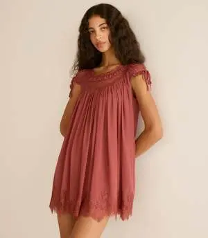 DÔEN Genevieve Silk Georgette Dress