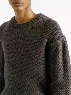 Dolce & Gabbana Crew-neck Knitted Sweater - Brown