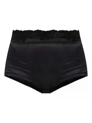 Dolce & Gabbana Lace-trimmed Briefs - Black