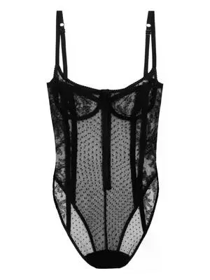 Dolce & Gabbana Lace-paneled Bodysuit
