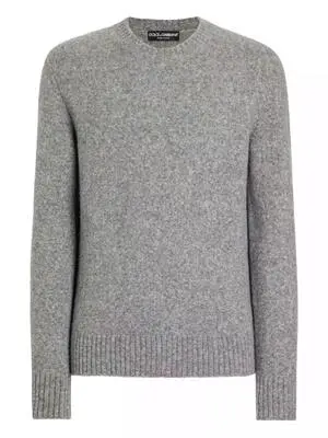 Dolce & Gabbana Crew-neck Long-sleeve Sweater - Grey