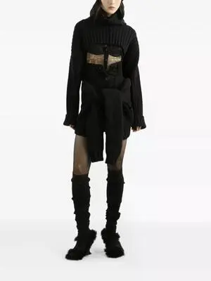 Dolce & Gabbana Ribbed Long-sleeve Cardigan