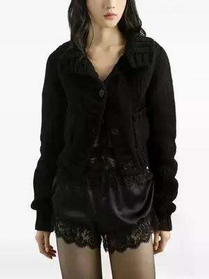 Dolce & Gabbana Ribbed Long-sleeve Cardigan