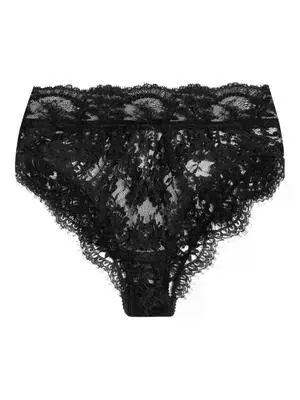 Dolce & Gabbana Lace High-leg Briefs - Black