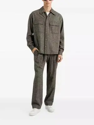 Dolce & Gabbana Check-pattern Pocket Shirt - Brown