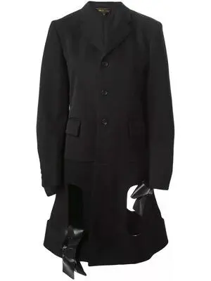 Comme Des Garçons Cut-out Bow Detailing Coat