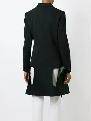Comme Des Garçons Cut-out Bow Detailing Coat