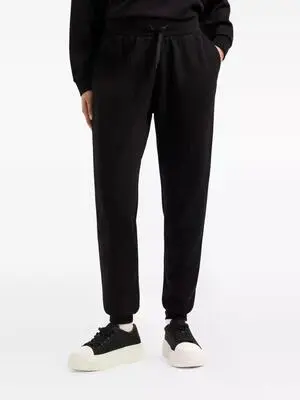 Armani Exchange Logo-detail Track Pants - Black