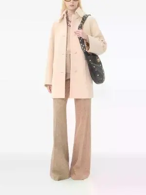 Valentino Garavani Natté-weave Tailored Trousers - Neutrals