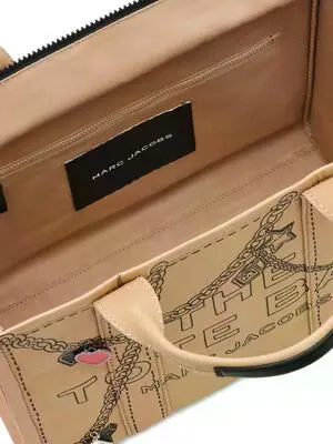 Marc Jacobs The Trompe L'oeil Charm Canvas Medium Tote Bag - Brown