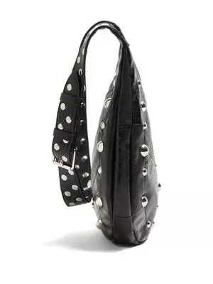 Valentino Garavani Small Chevron-quilted Hobo Shoulder Bag - Black