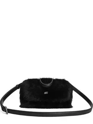 Dolce & Gabbana My Sicily Fur Top-handle Tote Bag - Black