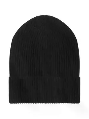 Dolce & Gabbana Ribbed Beanie - Black