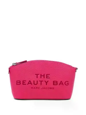 Marc Jacobs Embossed Logo Leather Cosmetic Bag