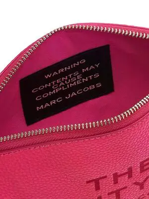 Marc Jacobs Embossed Logo Leather Cosmetic Bag