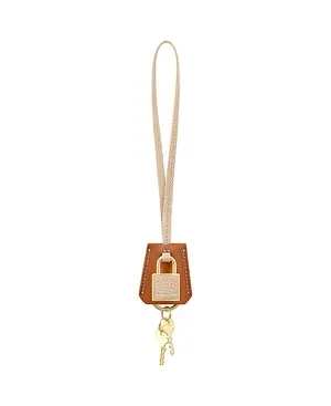 MAISON DE SABRE The Sabremoji Padlock Charm - Pecan Nude