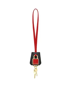 MAISON DE SABRE The Sabremoji Padlock Charm - Rouge Noir