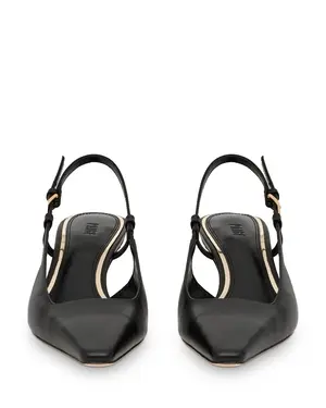 Paige Winnie Leather Slingback Pumps