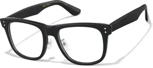 Zenni ZENNI Square Full Rim Frame Black