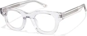 Zenni Square Full Rim Frame - Clear