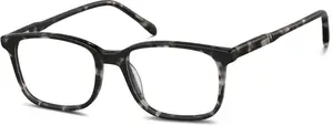 Zenni Full Rim Square Eyeglasses - Gray