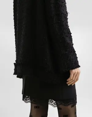Dolce & Gabbana Wool Jacket With Embroidered Trim