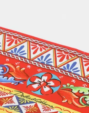 Dolce & Gabbana Cotton Sateen Flat Sheet - Multicolor