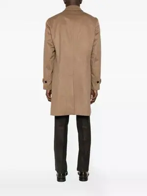 LARDINI Single-breasted Virgin Wool Coat
