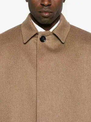 LARDINI Single-breasted Virgin Wool Coat