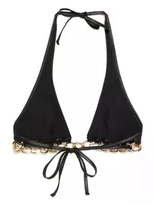 Agent Provocateur Chain-embellished Bikini Top