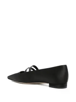 Manolo Blahnik Polmana Pointed-toe Ballet Flats