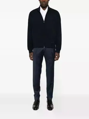 Corneliani Zip-front Knitted Cardigan