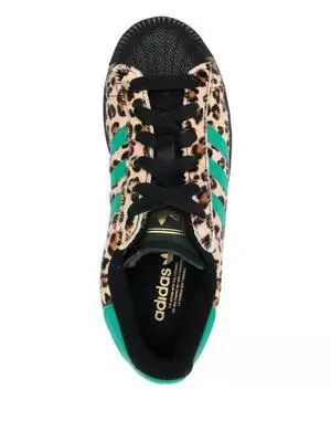 Adidas Superstar Leopard-print Sneakers