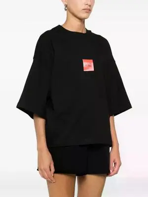 HAMZA Box Logo Cropped T-shirt