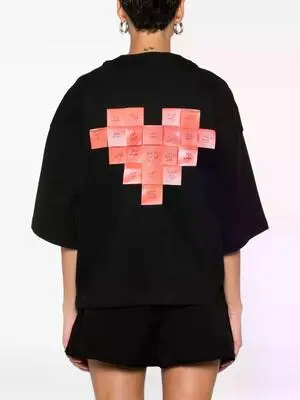 HAMZA Box Logo Cropped T-shirt