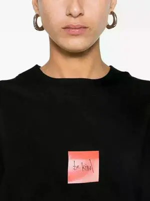 HAMZA Box Logo Cropped T-shirt