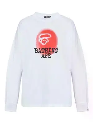 A BATHING APE Spray-print Long-sleeve Sweatshirt