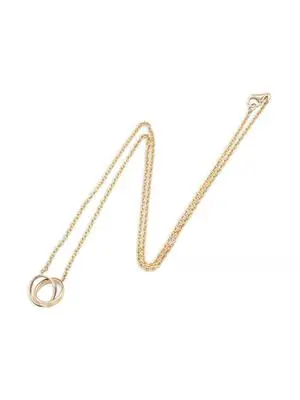 CARTIER 18k Rose Baby Love Necklace - Gold