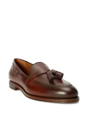 Polo Ralph Lauren Maestra Tassel Leather Loafers - Brown