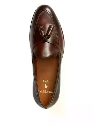 Polo Ralph Lauren Maestra Tassel Leather Loafers - Brown