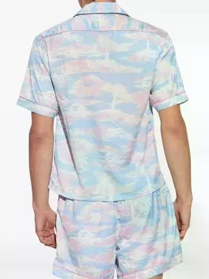A BATHING APE Palm-tree Print Shirt
