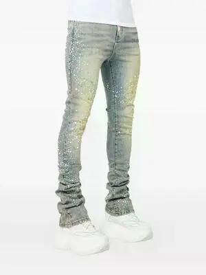 GUAPI Pearl-embellished Jeans