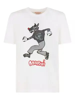 Marni Graphic-print T-shirt - White