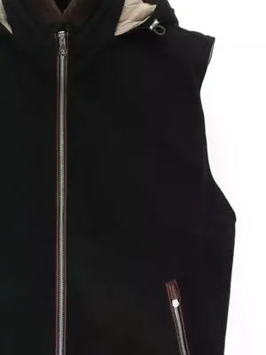 Brunello Cucinelli Hooded Wool Gilet
