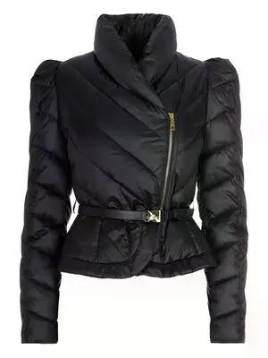Elisabetta Franchi Quilted Belted Jacket